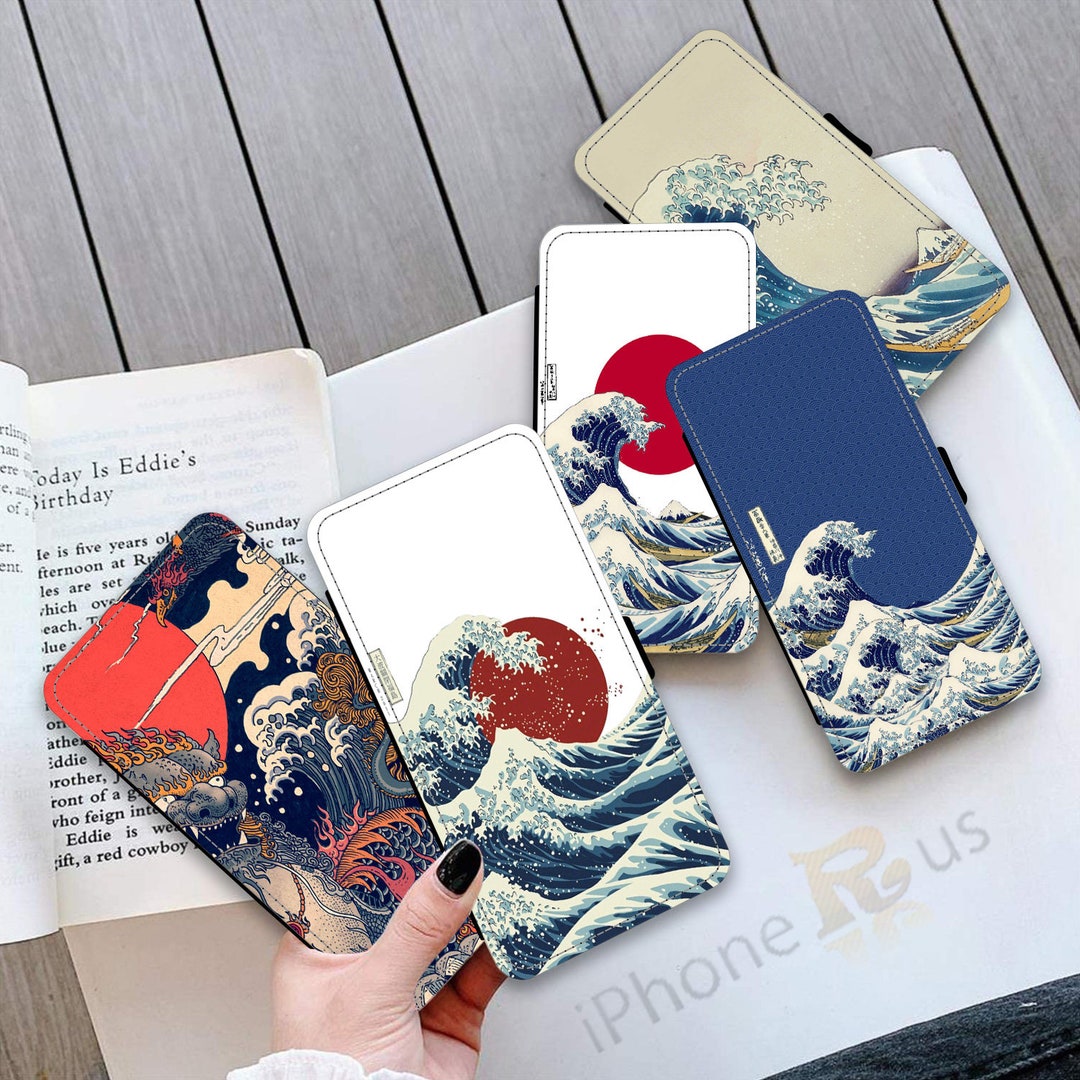 Great Wave off Kanagawa iPhone Wallet Case, Ukiyo-e Japanese Art - Etsy