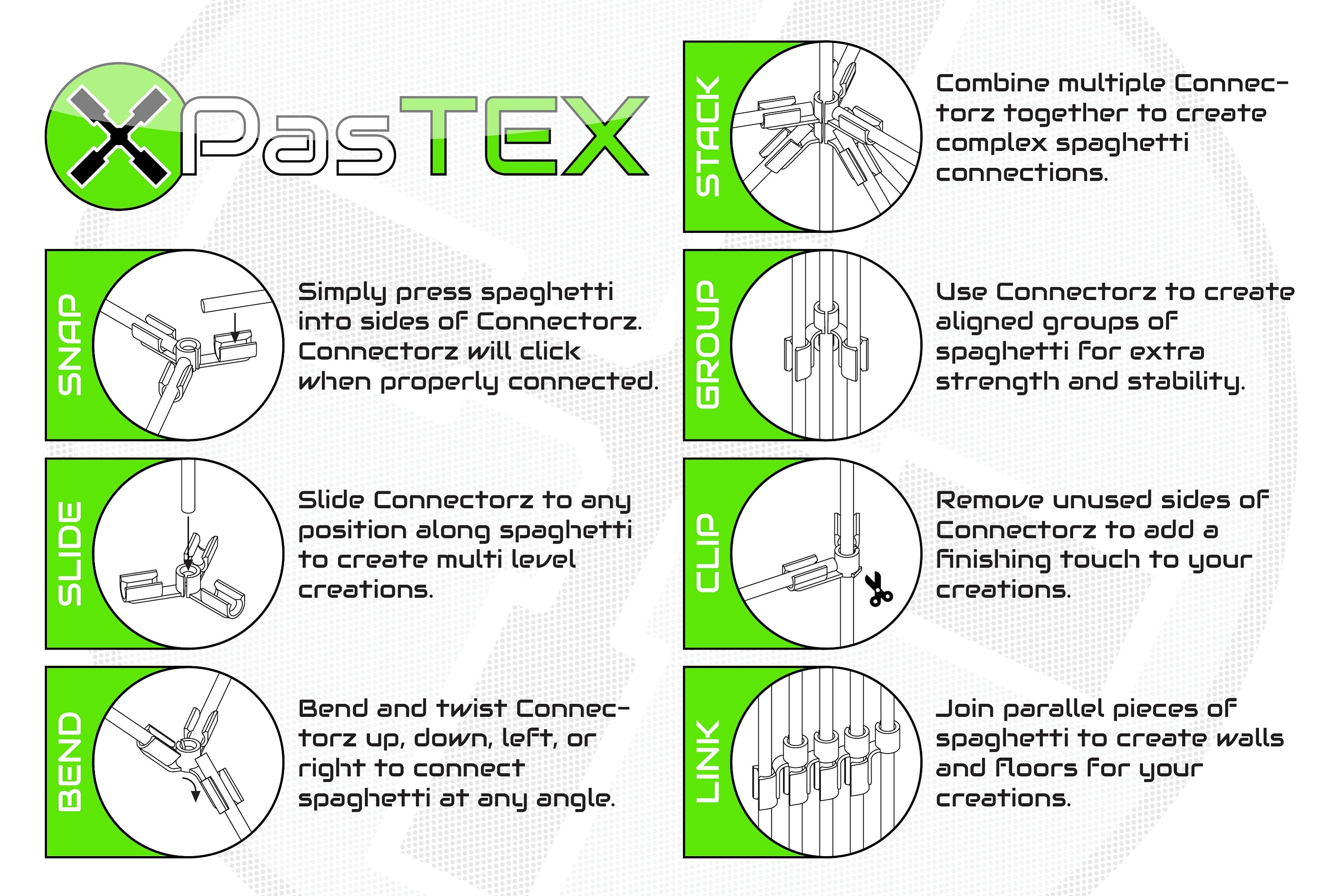 Pastex Spaghetti Building Toy | 4x90 | 100 Pieces | Great Homeschool ...