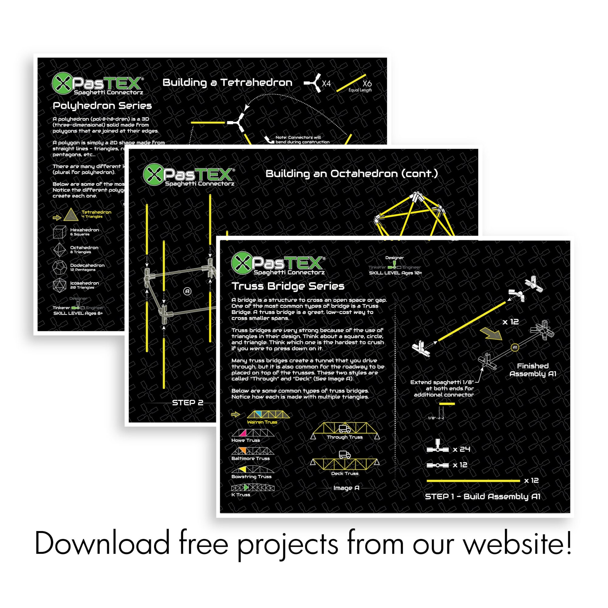 Pastex Spaghetti Building Connectors: STEM Toy, Stocking Stuffer - Etsy