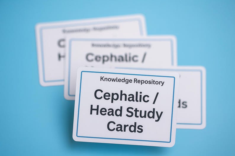 Anatomical Regions Flash Cards: Anatomy Terminology Study Tool ...