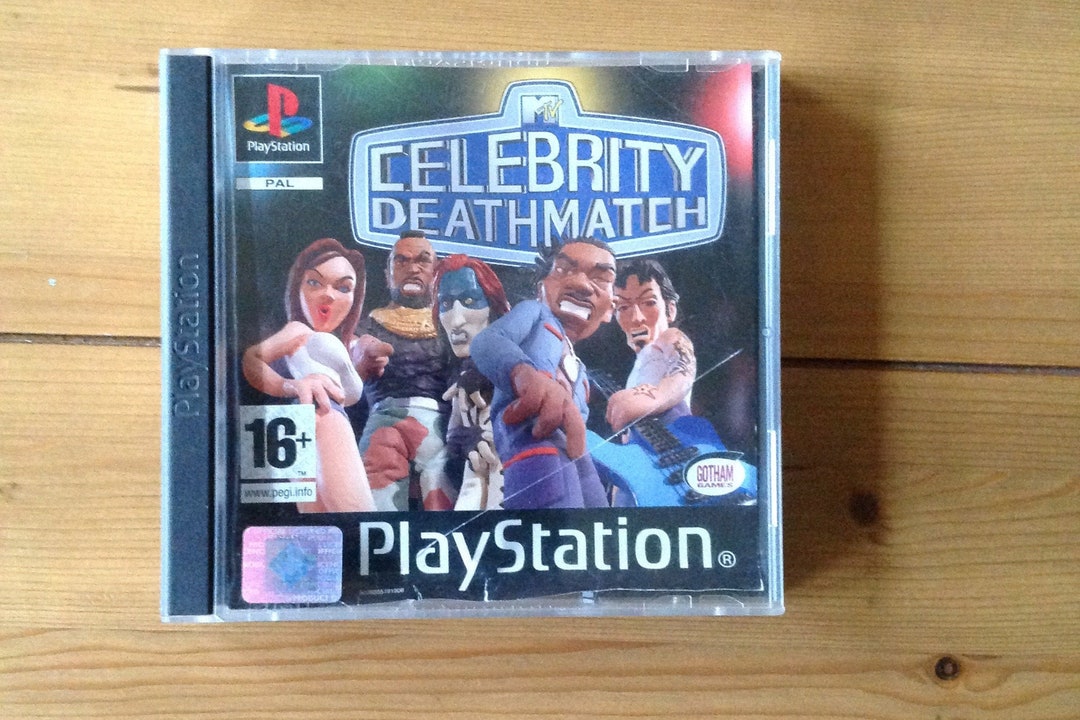 Sony Playstation 1 Game 1990s Vintage Sony Game Celebrity Death Match ...