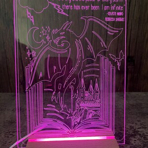 Officially Licensed Fourth Wing LED Acrylic Light - Etsy