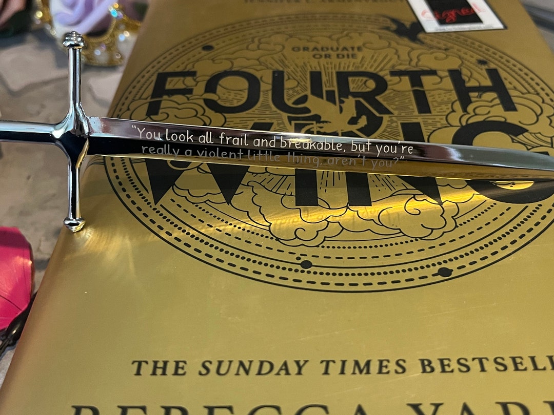 Officially Licensed Fourth Wing Dagger Letter Opener - Etsy