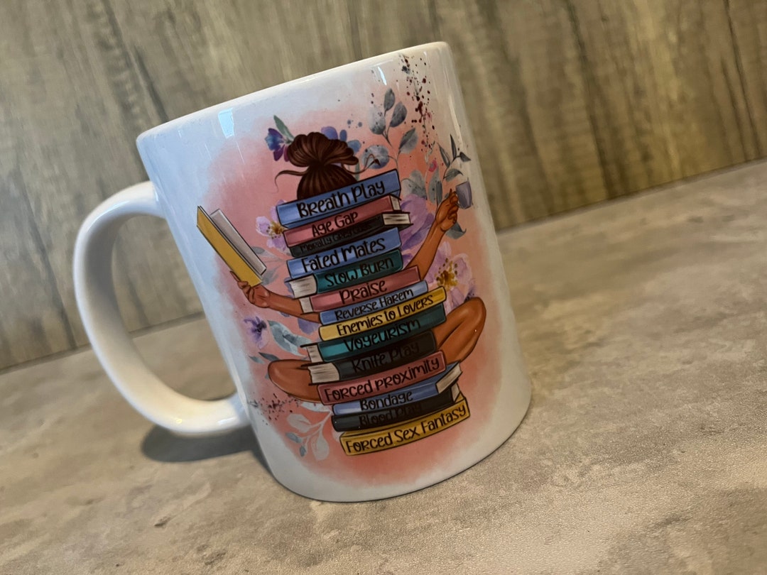 Spicy Bookstack 110z Mug - Etsy