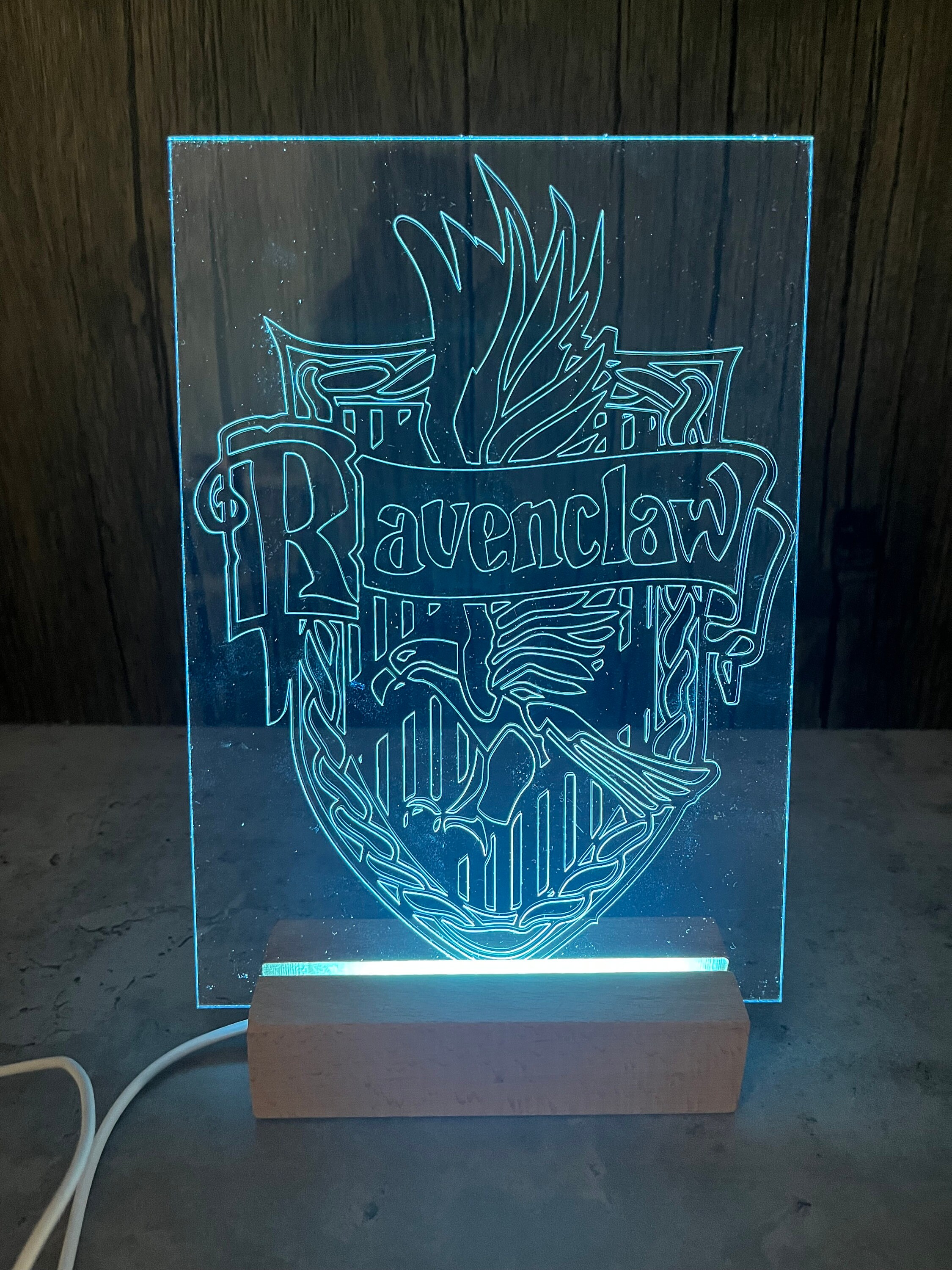 Ravenclaw LED Acrylic Light - Etsy UK