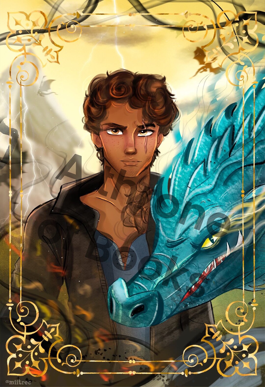 Xaden Riorson - Officially Licensed Print - Fourth Wing - Etsy