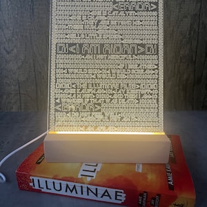 Illuminae Files AIDAN LED Acrylic Light - Etsy
