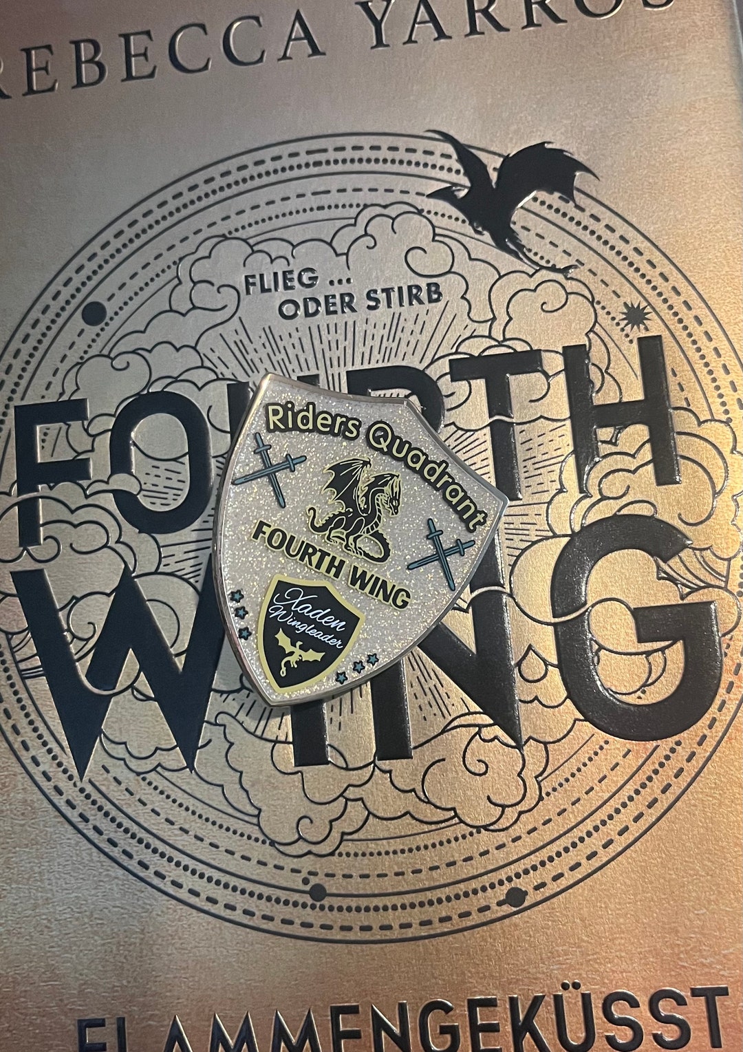 Officially Licensed Fourth Wing Wingleader Enamel Pin - Etsy