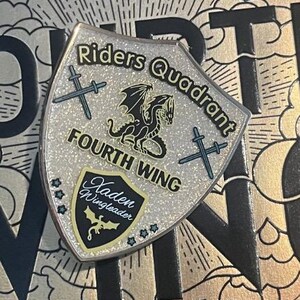 Officially Licensed Fourth Wing Wingleader Enamel Pin - Etsy