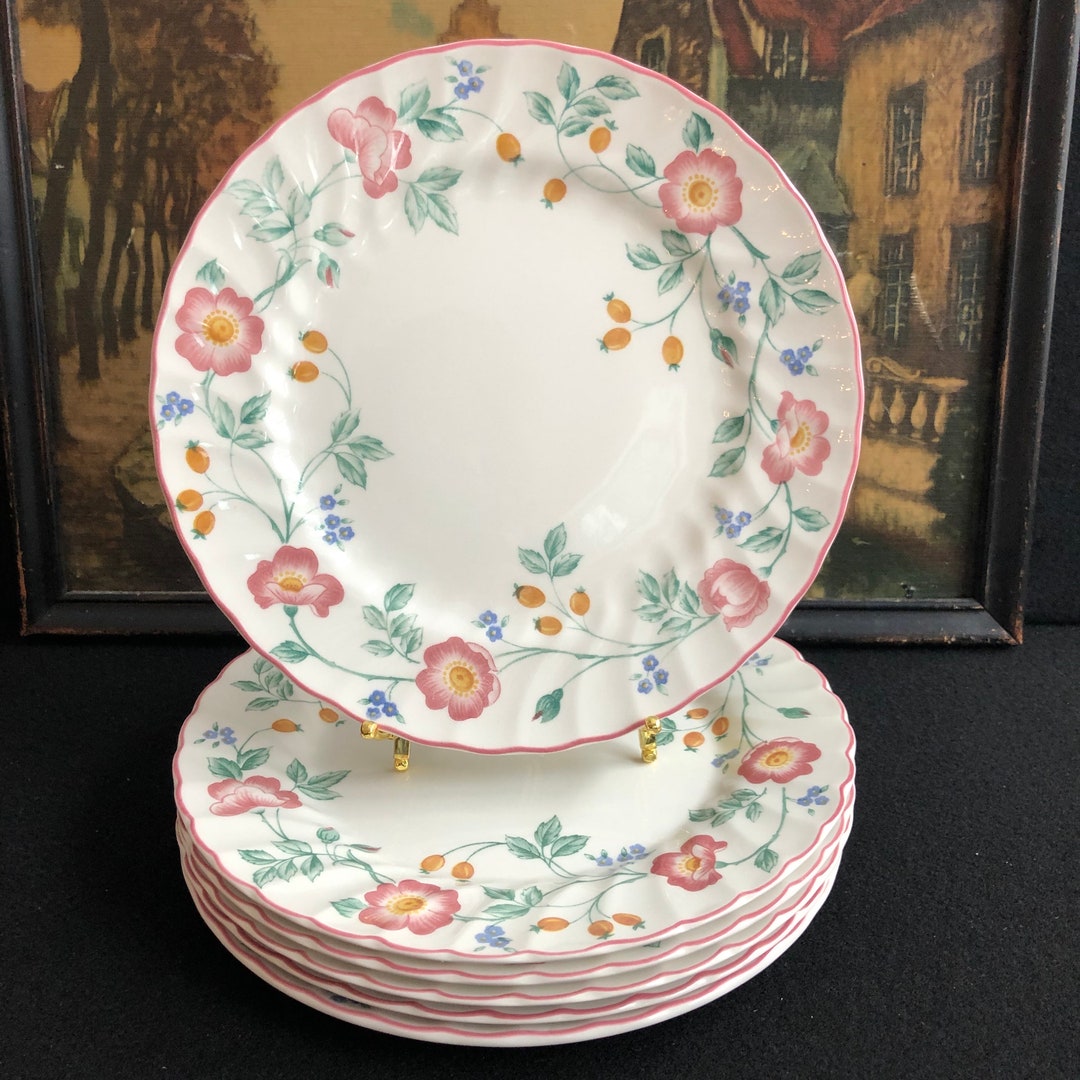 Churchill Briar Rose Dinner Plates Set of 6, Briar Rose Replacement ...