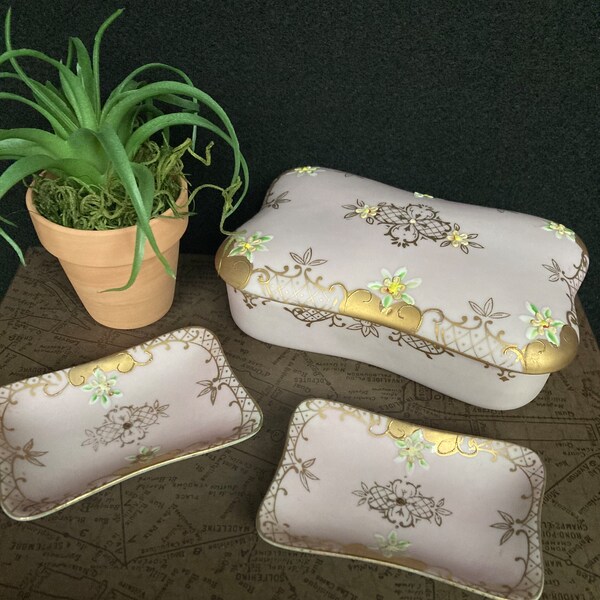 Lenwile Ardalt Japan Vanity Set - Etsy