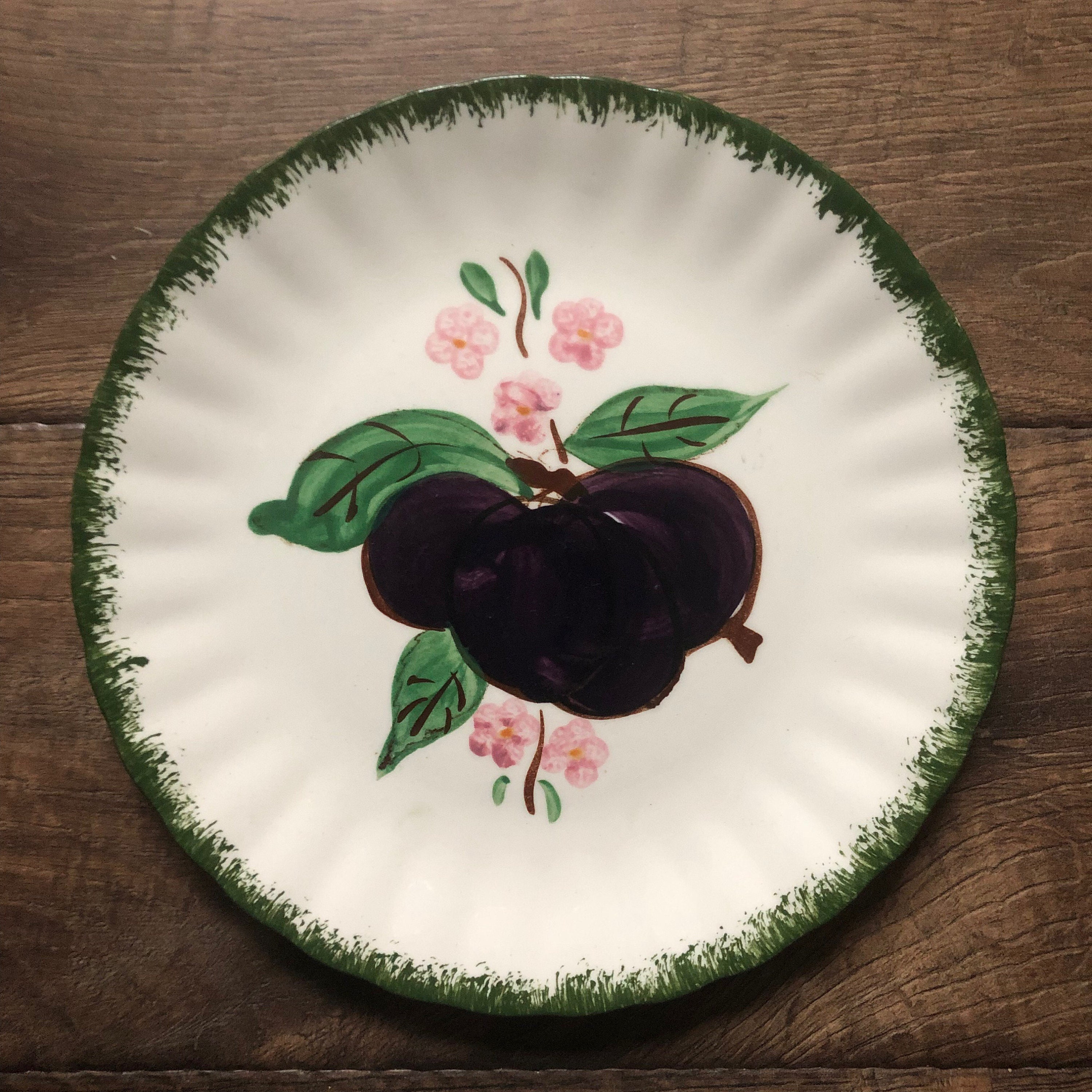 Blue Ridge Southern Potteries Plate Collection Vintage - Etsy