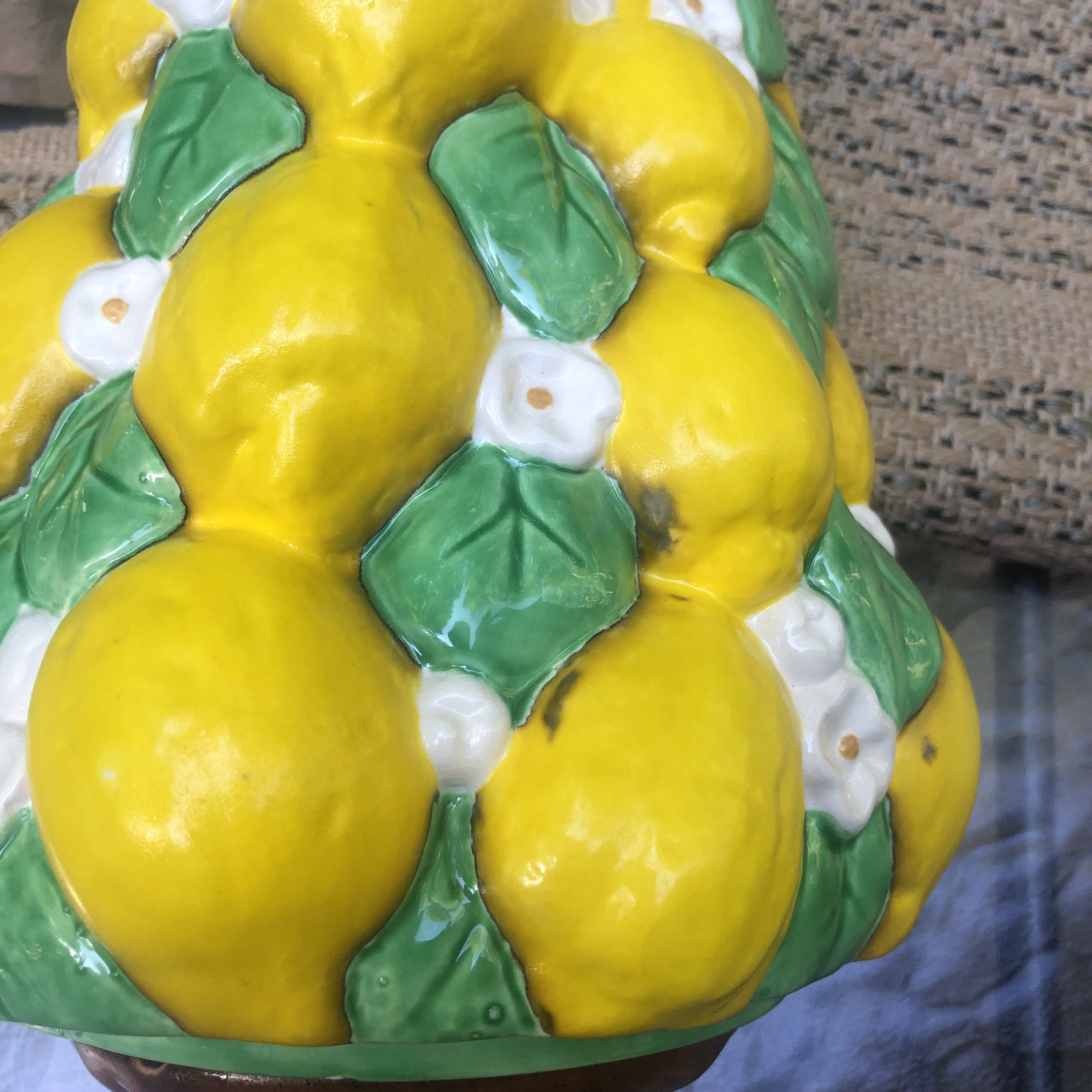 Vintage Lemon Tree Topiary, Ceramic Jamar Mallory Studio Lemon Tree ...