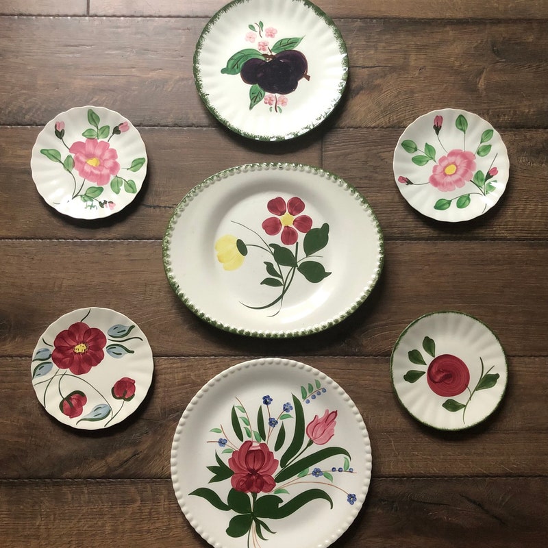 Blue Ridge Plates - Etsy