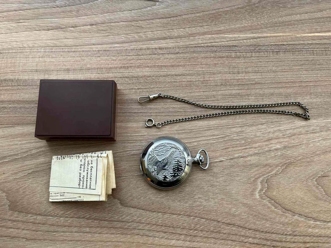 Molnija 3602 USSR Pocket Watch - Etsy