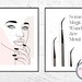 Pink Lash Techs Wall Decor Bundle, Beautician Gifts, Beauty Salon ...