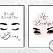 Pink Lash Techs Wall Decor Bundle, Beautician Gifts, Beauty Salon ...