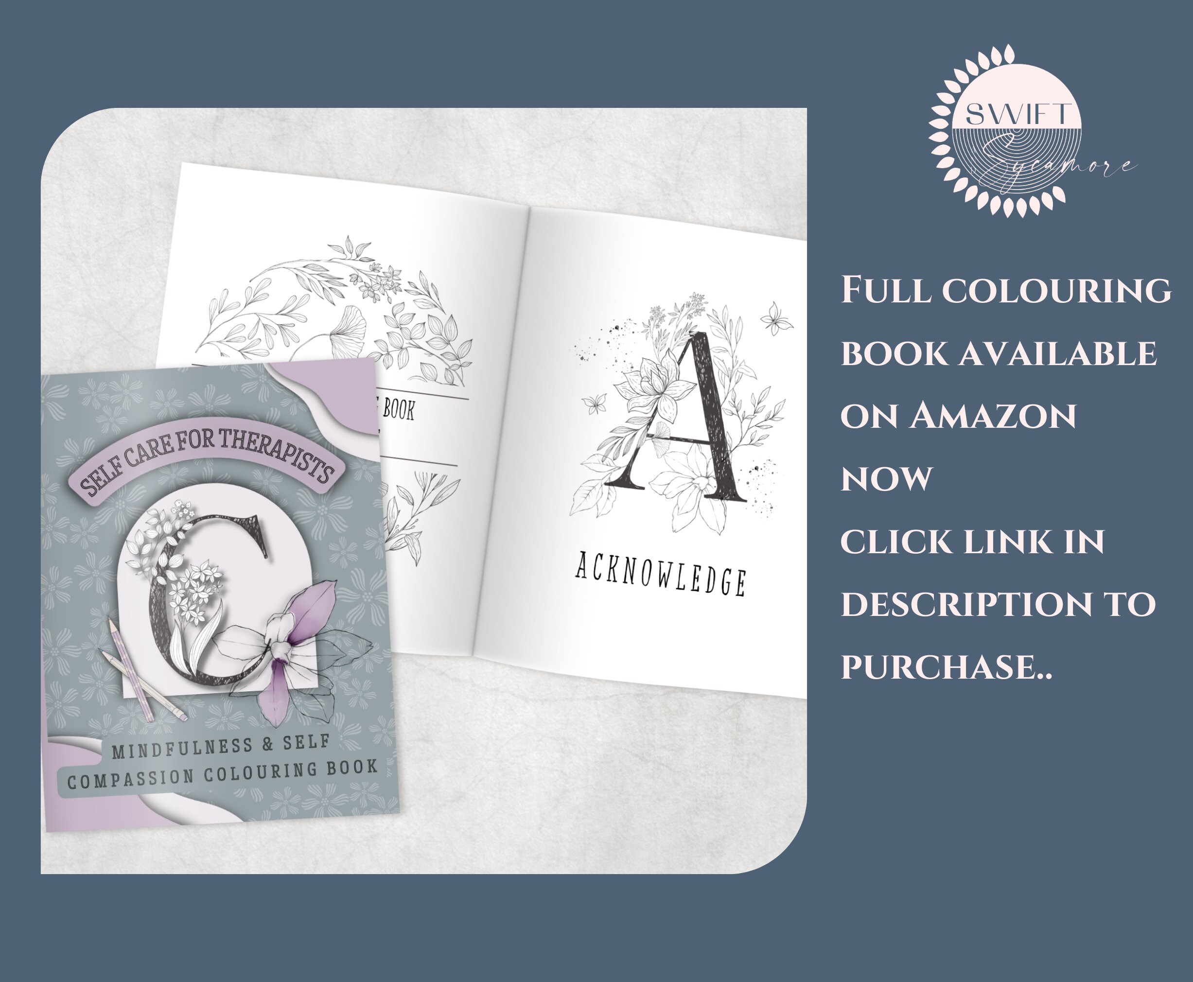 Flower Alphabet Coloring Pages Printable Self Care Activity - Etsy