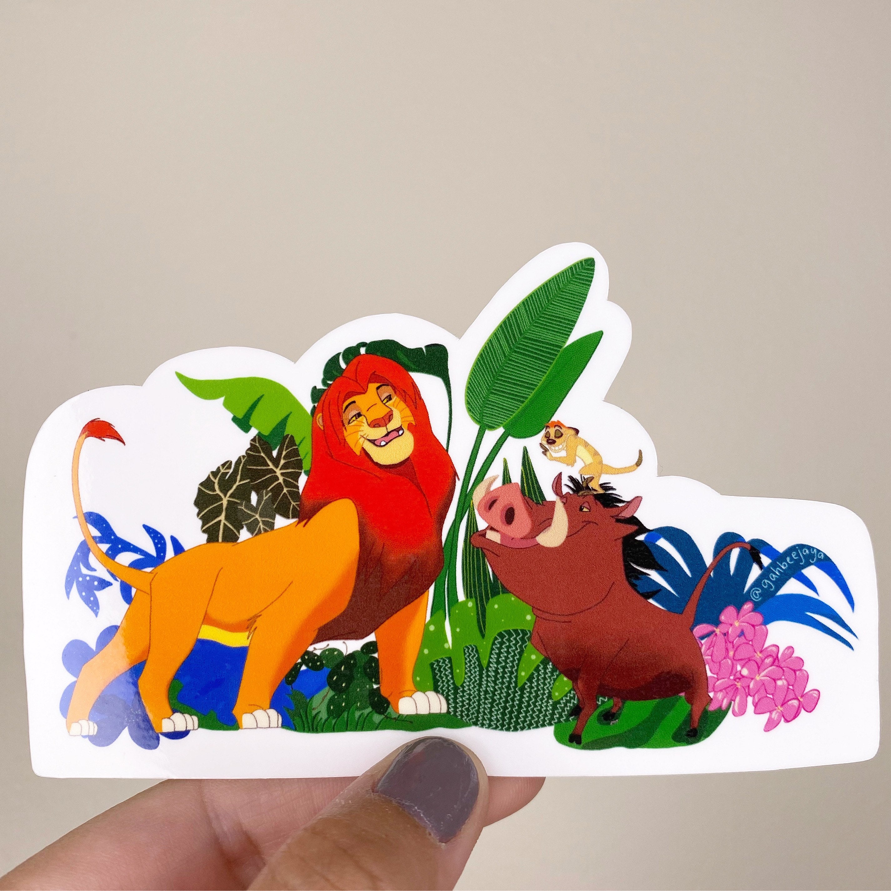 Lion King Simba Timon und Pumbaa Sticker | Etsy