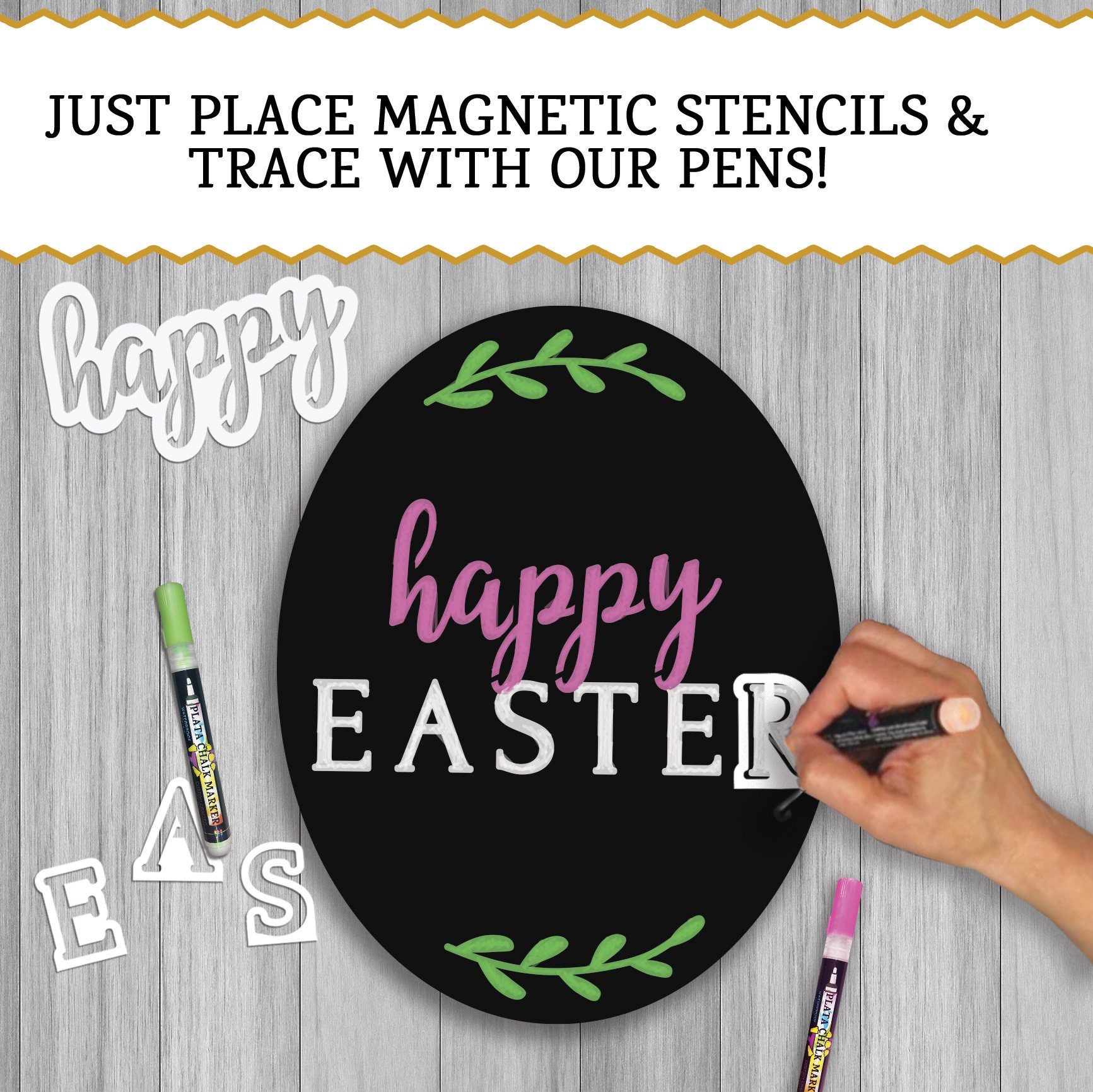 Chalkboard Stencils, Calligraphy Stencils, Stencils for Painting, DIY ...