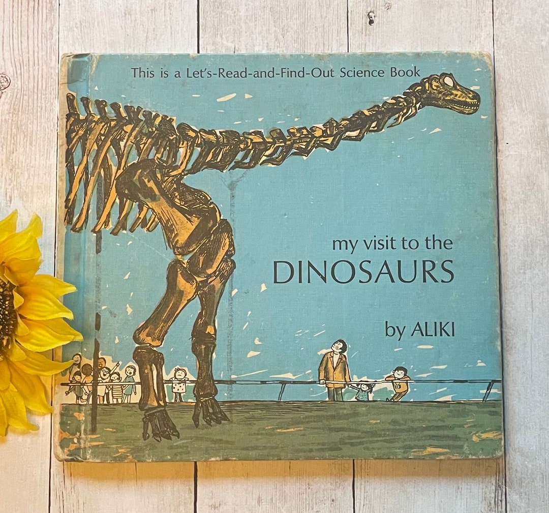 Vintage 1969 My Visit to the Dinosaurs Children's Book - Etsy