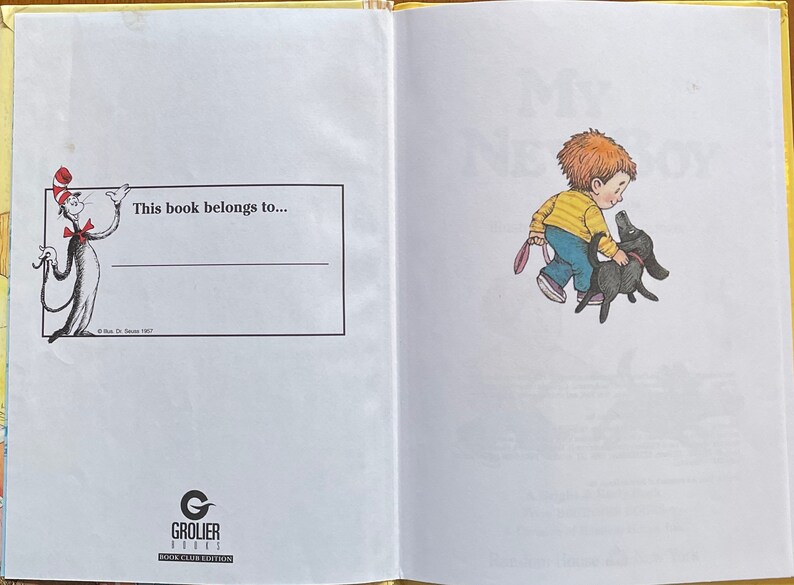 Vintage 1986 My New Boy Book Dr. Seuss Picture Book - Etsy