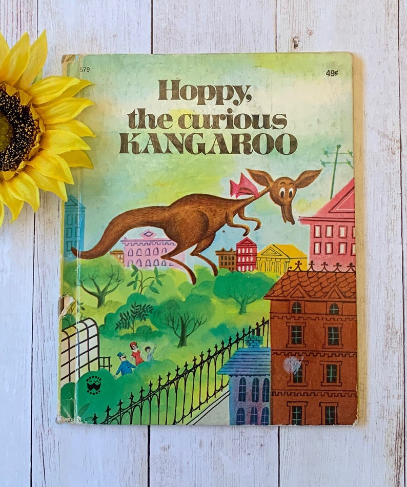 Vintage 1975 Hoppy the Curious Kangaroo Children's Book | Etsy