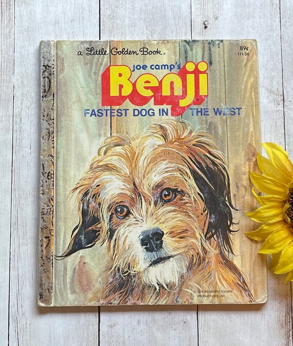 Vintage 1978 Benji Fastest Dog in the West Golden Book - Etsy