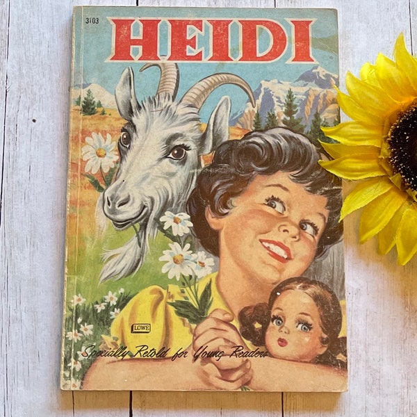 Vintage Heidi Book - Etsy