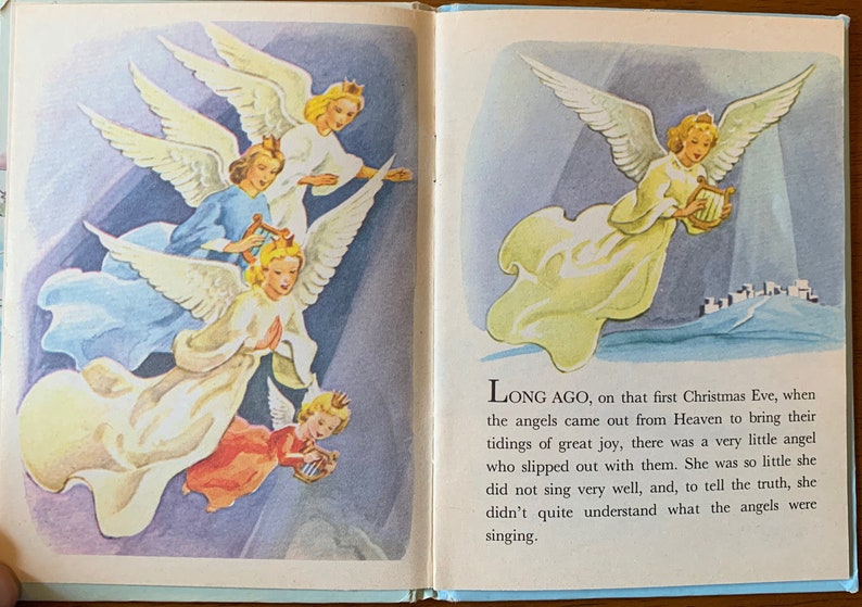 Vintage Little Lost Angel Angel Book Libro infantil Libro | Etsy