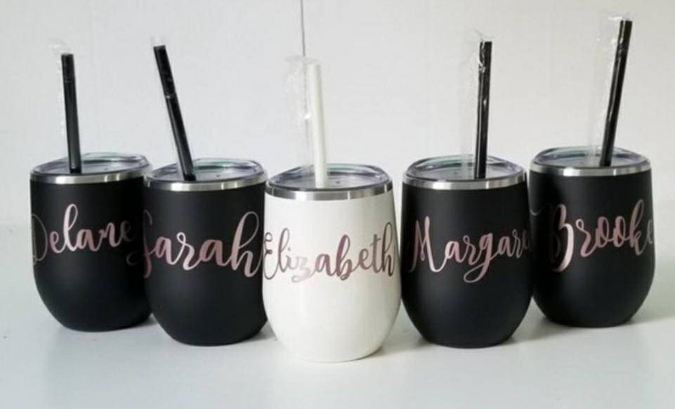 Custom Name Decal Sticker Vinyl Decal Customizable Cup | Etsy