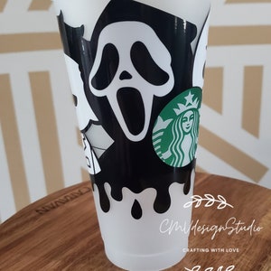 Starbucks Cold Cup, Horror Gang Cold Cup, Horror Characters, Horror ...