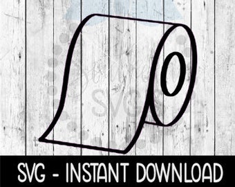 Toilet Paper Svg | Etsy