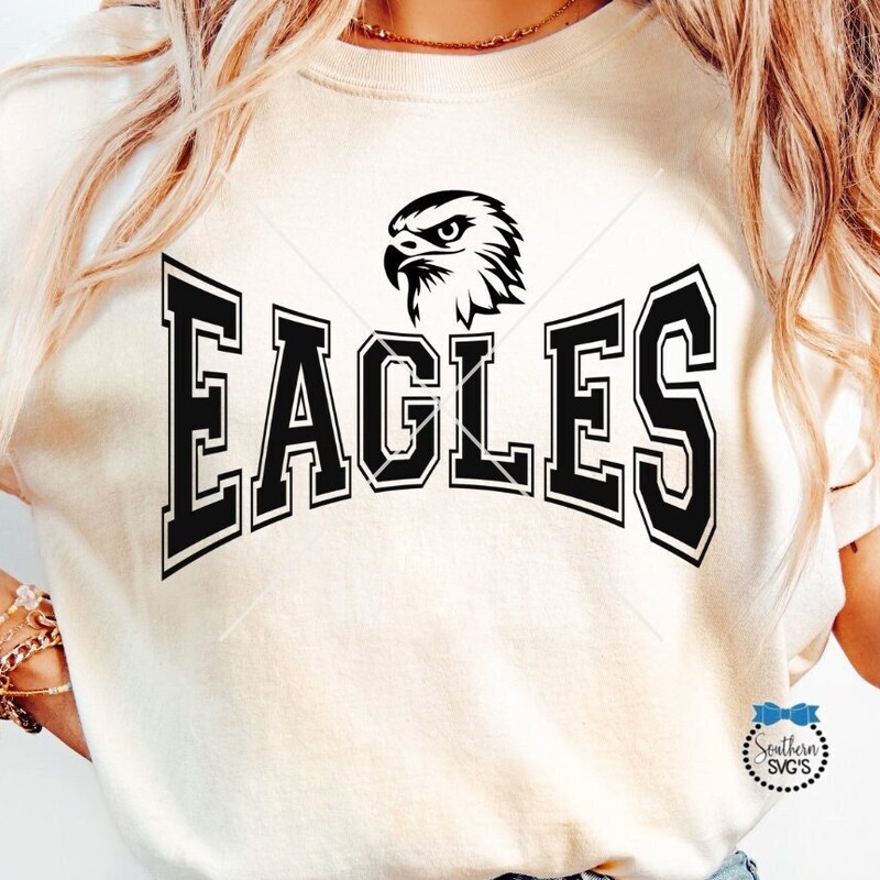 Eagle Mascot Svg - Etsy