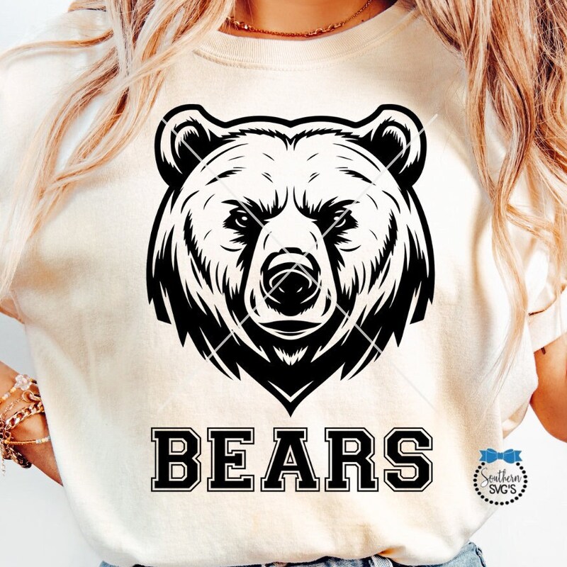 Bear Mascot Svg - Etsy