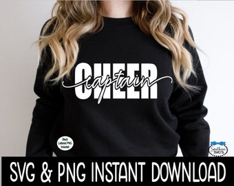 Cheer Captain Svg | Etsy