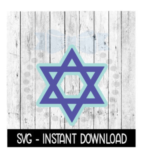 Jewish Star SVG Hanukkah SVG Star of David SVG Files - Etsy