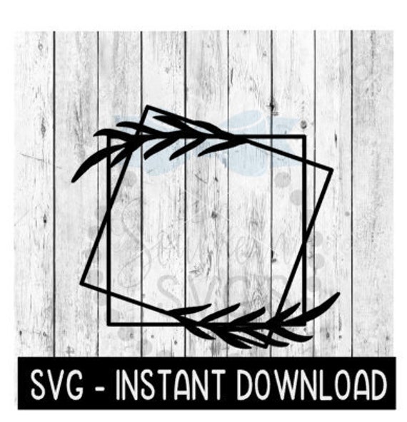 Layered Stacked Square Frames SVG Square Frame Swag SVG | Etsy