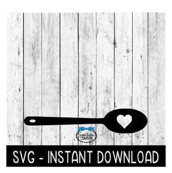 Wooden Spoon SVG Farmhouse Kitchen Spoon SVG File Instant - Etsy