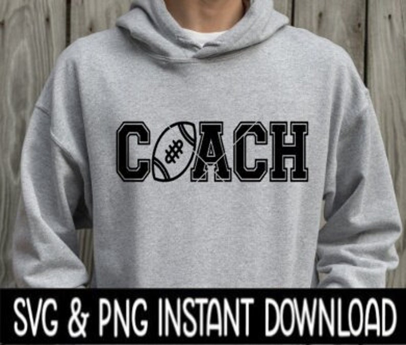 Football Coach SVG Football Coach PNG Coach Tee Shirt Svg - Etsy