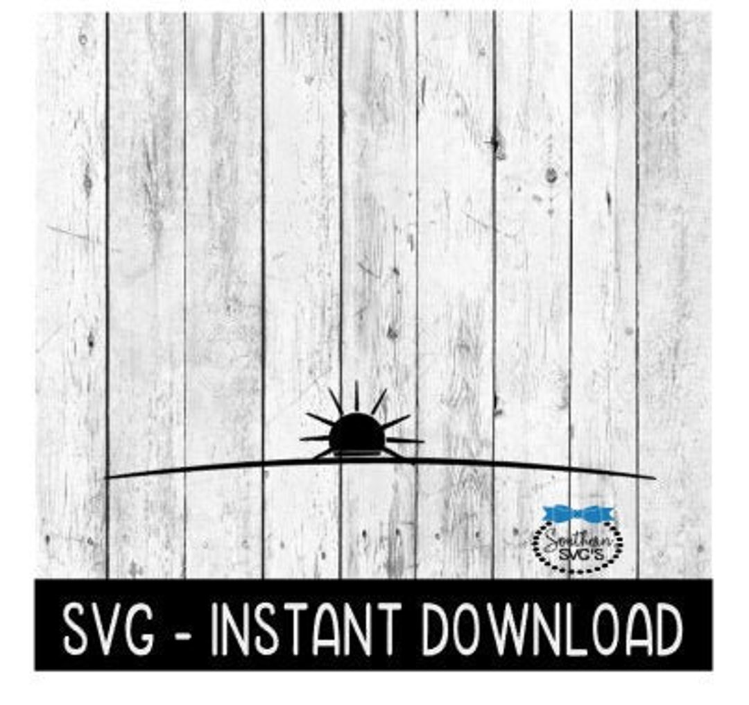 Sun on Horizon SVG Tee Shirt SVG Files Wine SVG Instant - Etsy