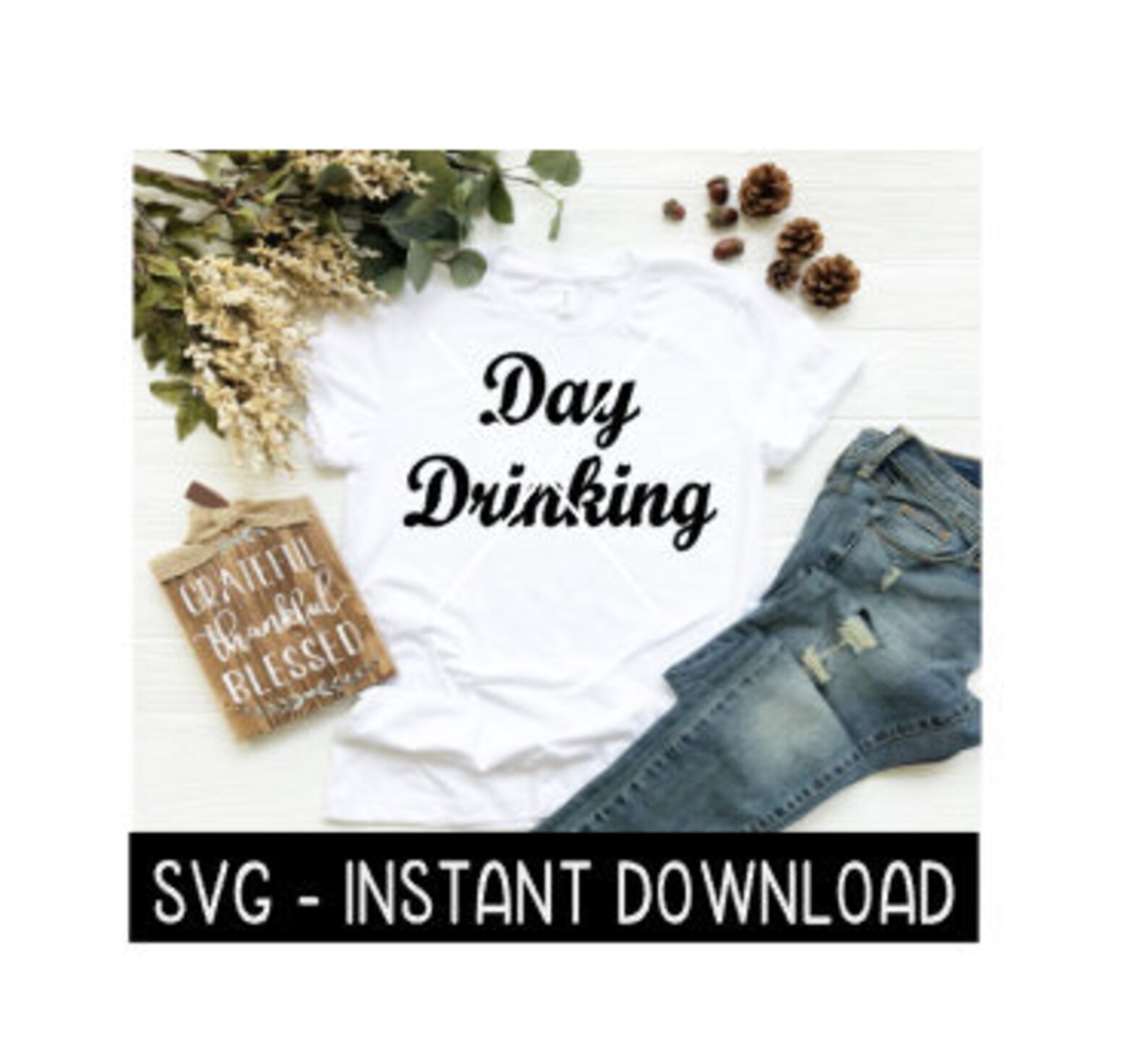 Day Drinking SVG SVG Files Instant Download Cricut Cut - Etsy