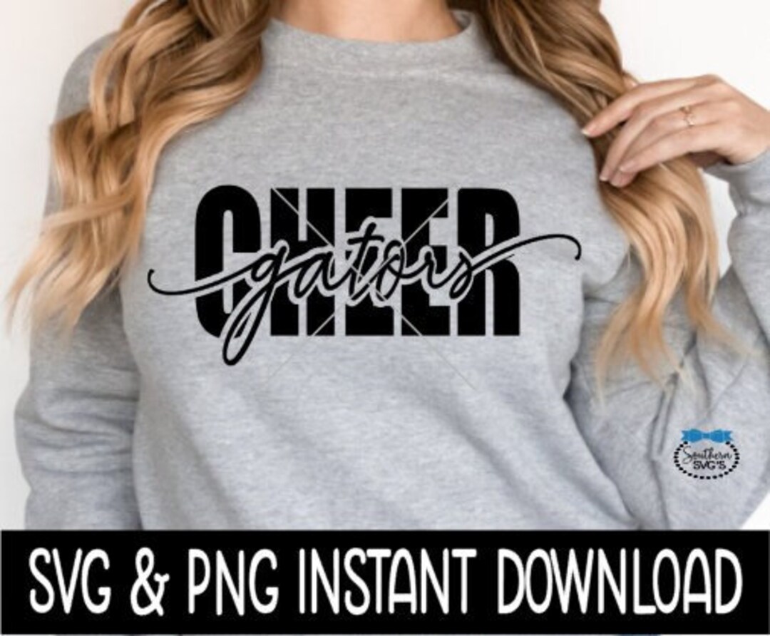 Gators Cheer SVG, Cheerleader PNG, Tote Bag Svg, Cheer Leader SVG ...