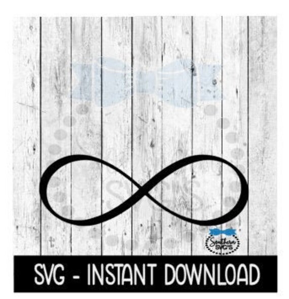 Infinity Symbol Svg Cut File For Silhouette And Cricut Etsy Infinity
