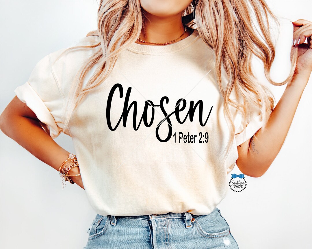 Chosen Svg, Chosen PNG, Chosen Inspirational SVG, Dtf Digital Png, SVG ...