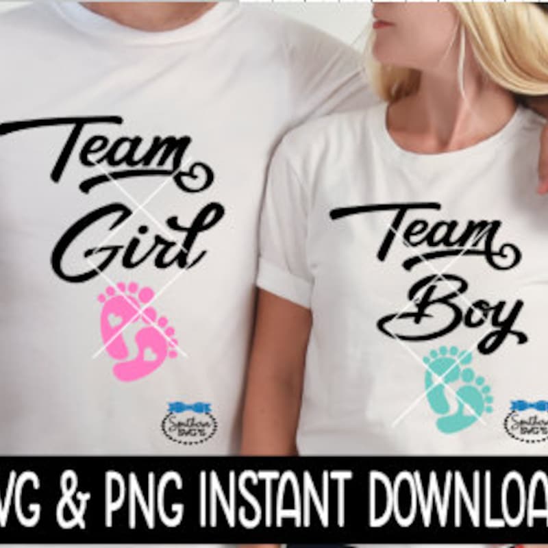 Team Boy Team Girl - Etsy