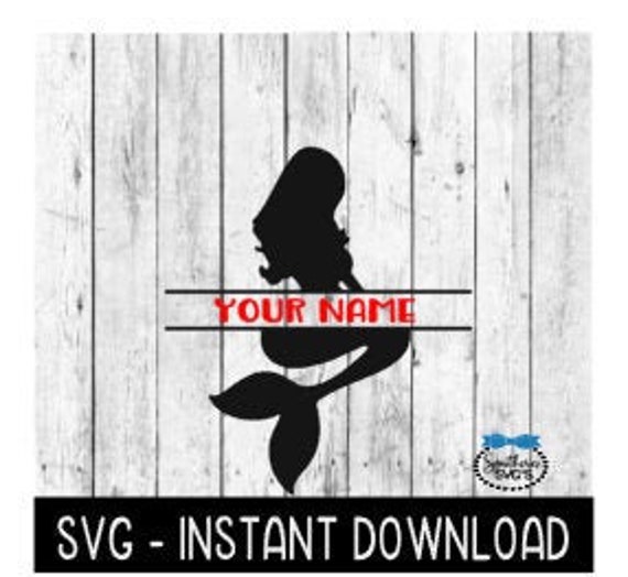 Mermaid Frame SVG Beach Summer SVG SVG Files Instant | Etsy