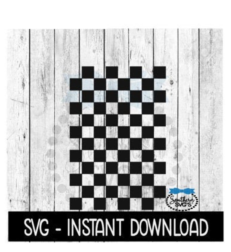 Checker Board All Over Pattern SVG Checker Pattern SVG Files - Etsy