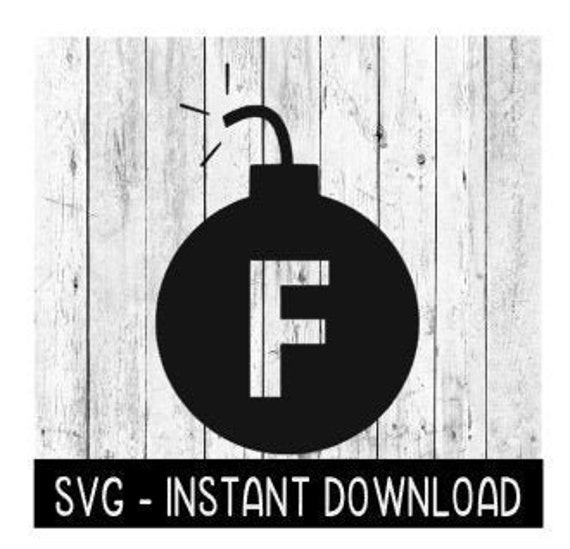 F Bomb SVG Wine SVG File Coffee Mug Svg Tee SVG Instant - Etsy