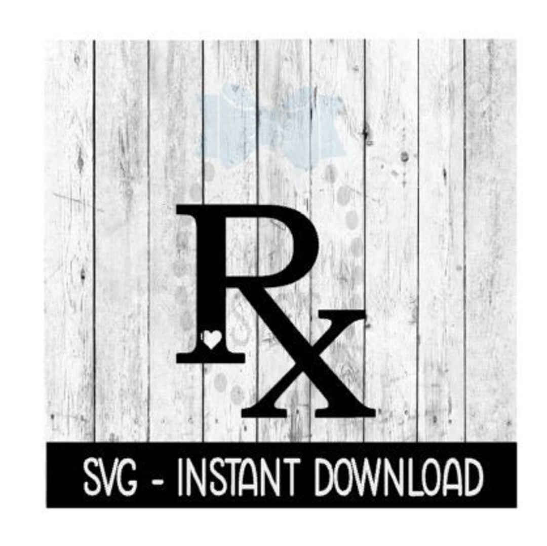 Pharmacist RX SVG, Prescription SVG Files, Instant Download, Cricut Cut ...